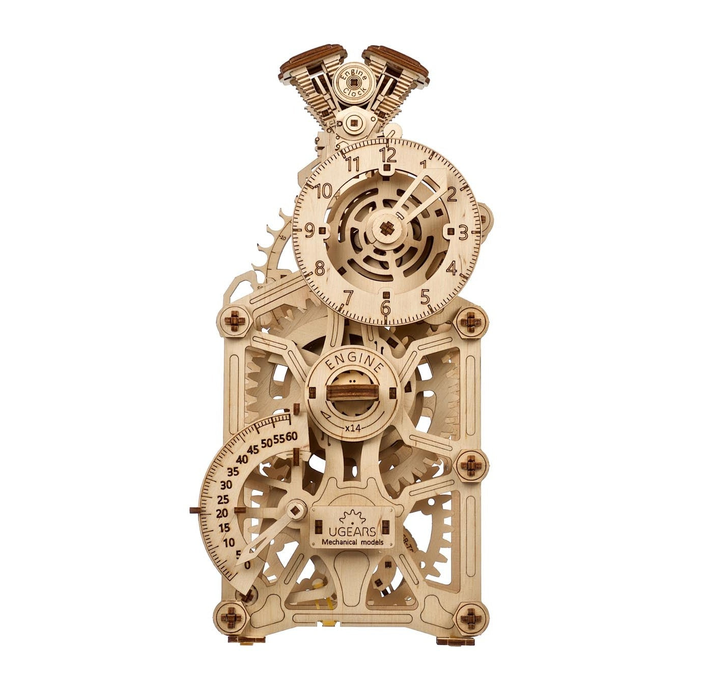Engine Clock Mechanical Model Kit for Sale | UGears US – Ukidz Toys