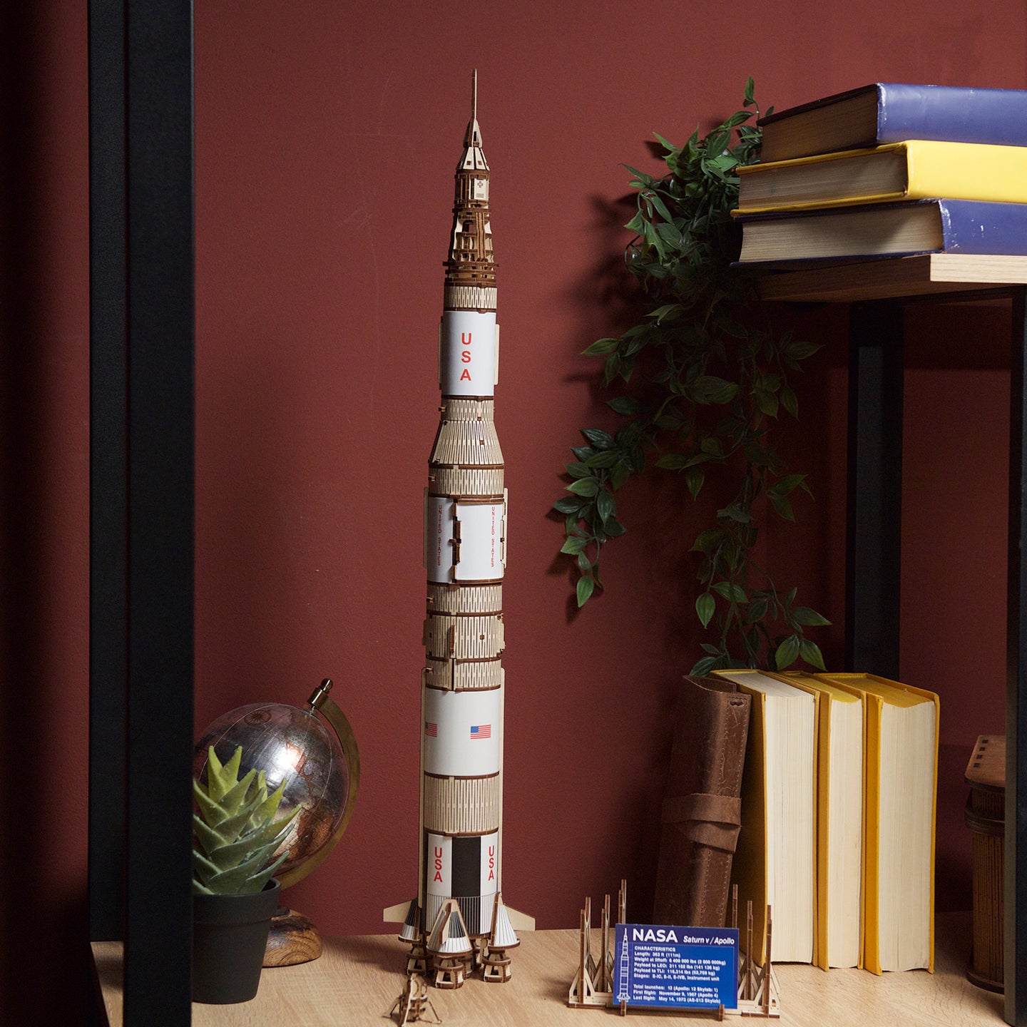 UGears NASA Saturn V STEM Models | Wooden Mechanical Engineering Kits ...