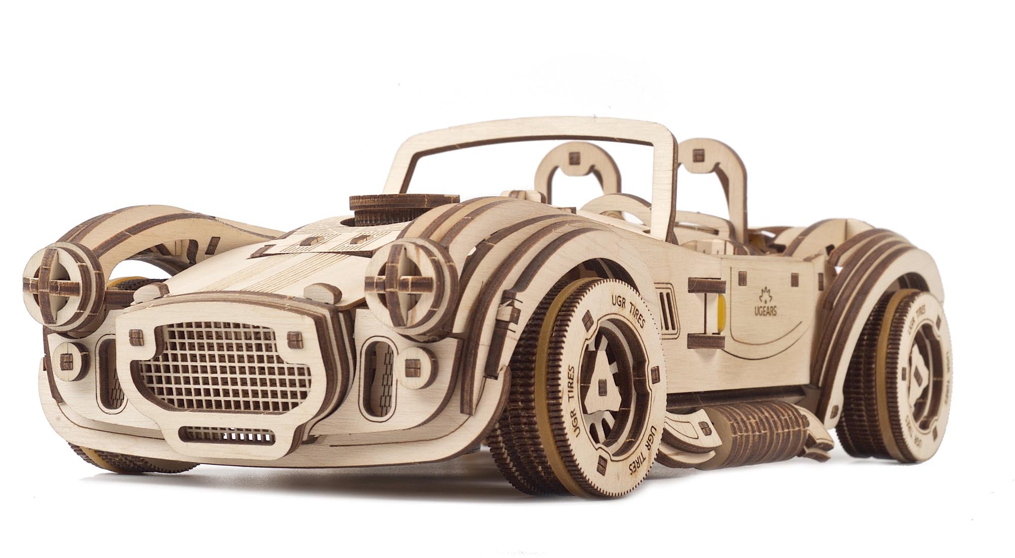 UGears US Drift Cobra Racing Car Mechanical Model Kit for Sale – Ukidz Toys