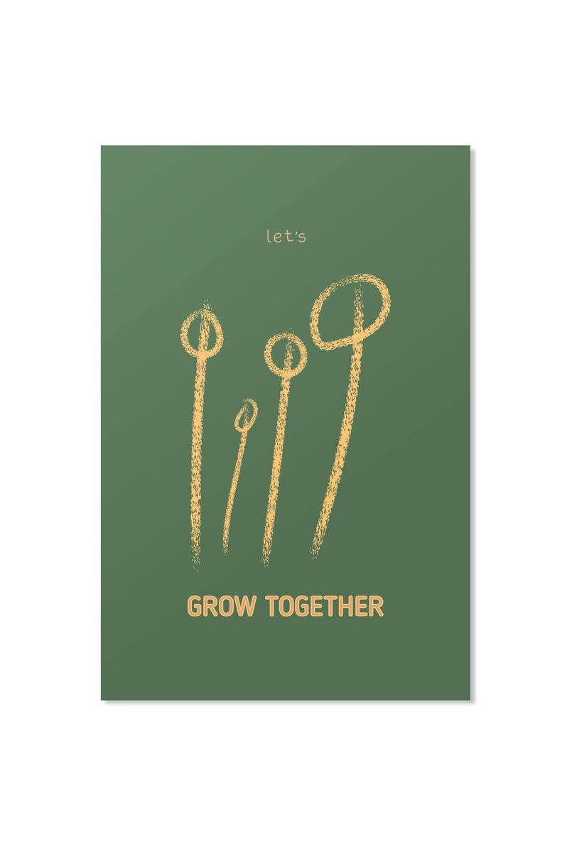 BABAI Wall Decoration - Poster "Let's Grow Together" – Ukidz Toys