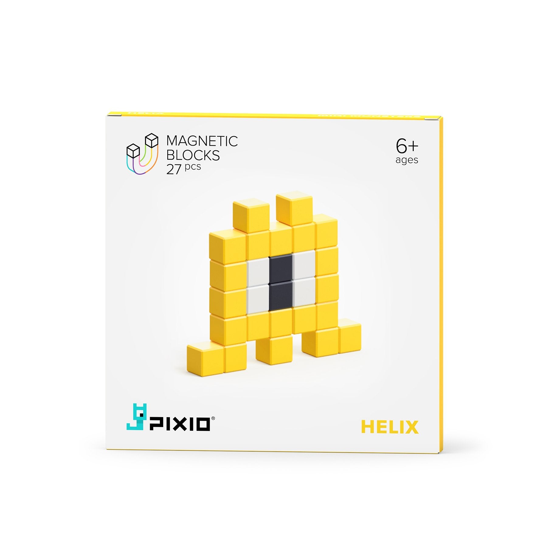 PIXIO Mini Monster Helix - 27 Magnetic Blocks in 3 Colors – Ukidz Toys