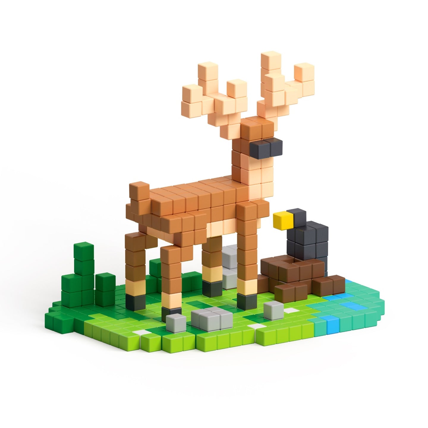 PIXIO-1600 Magnetic Blocks in 16 colors for 6+ | Magnetic Building Toy ...