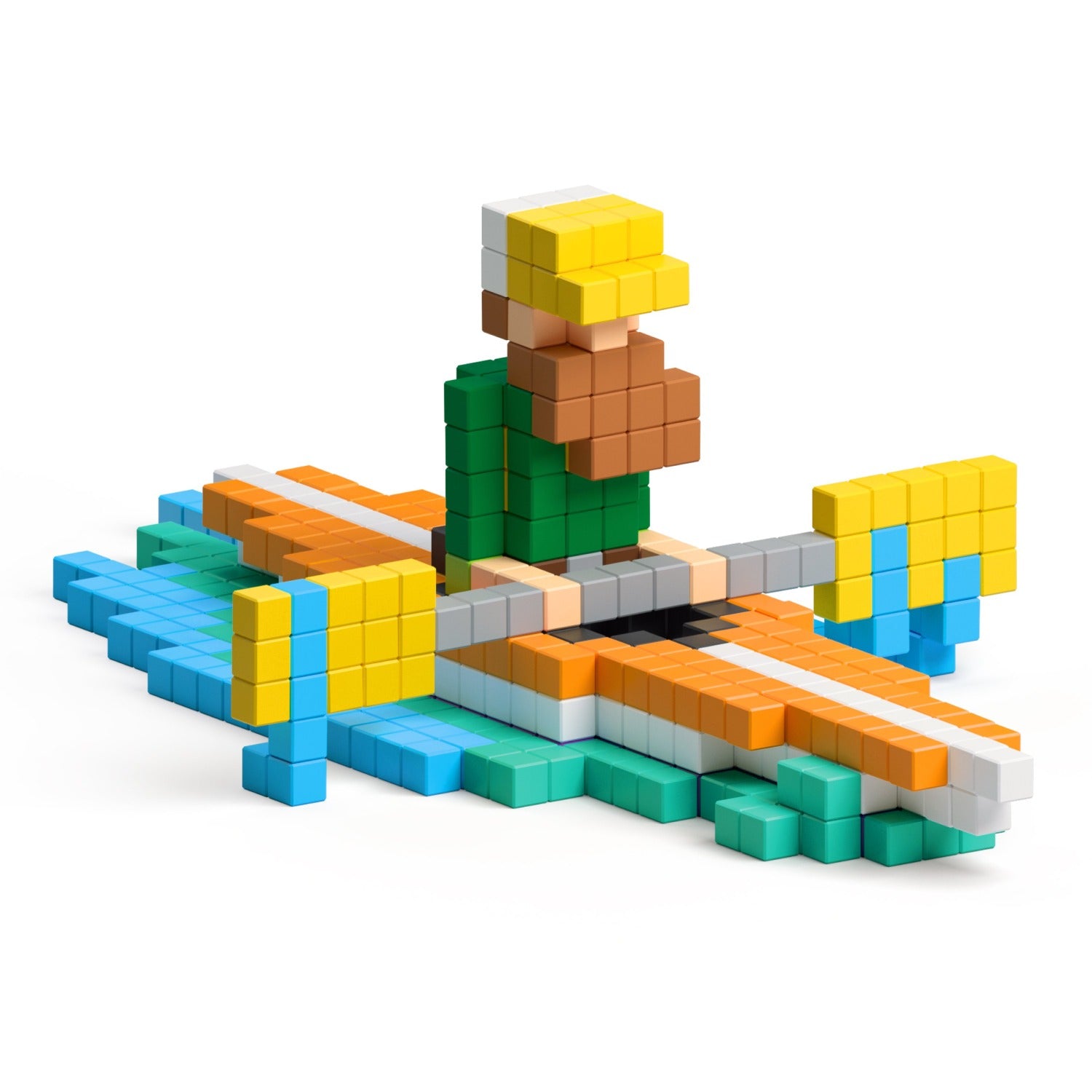 PIXIO-1600 Magnetic Blocks in 16 colors for 6+ | Magnetic Building Toy ...