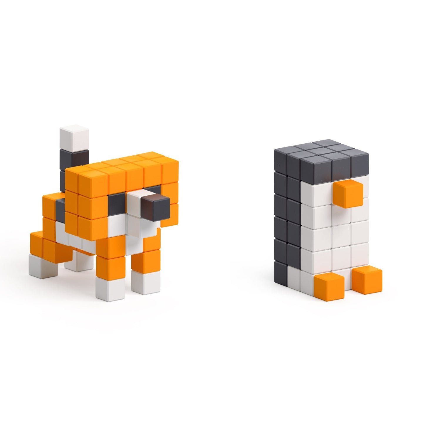 PIXIO-400 Magnetic Blocks in 10 colors for 6 and up age | Magnetic ...