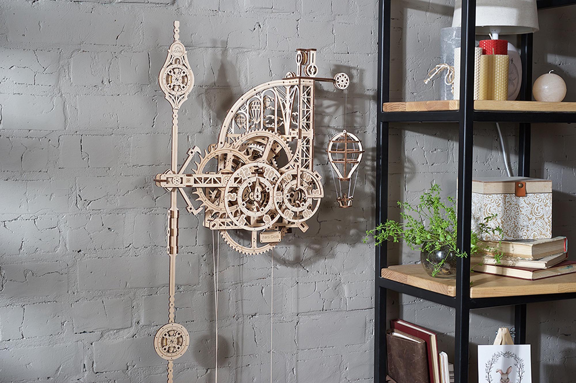 NEW UGears Aero Clock Wooden Mechanical Model that shows Time – Ukidz Toys